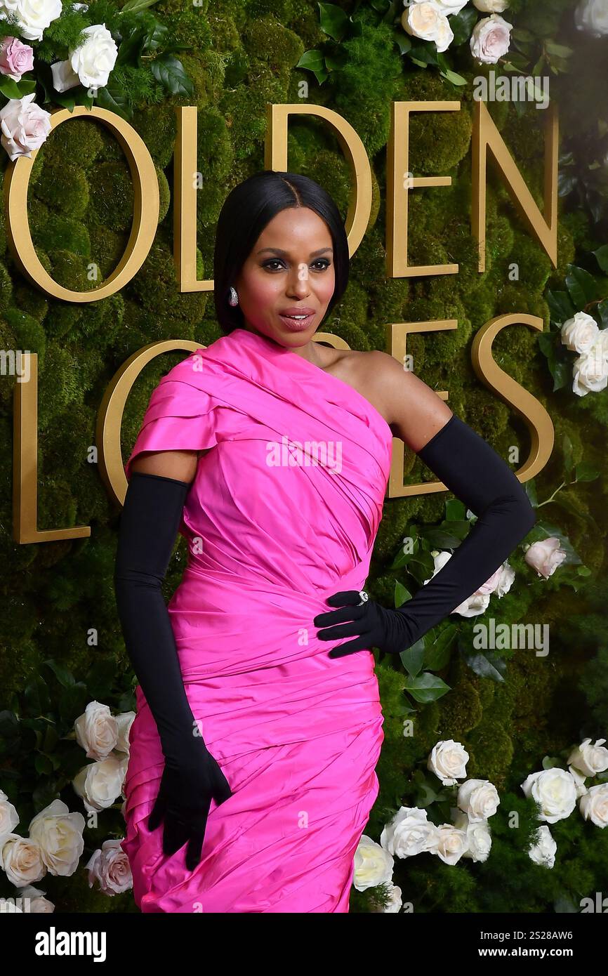 Beverly Hills, USA. 06th Jan, 2025. Kerry Washington attends the 82nd ...