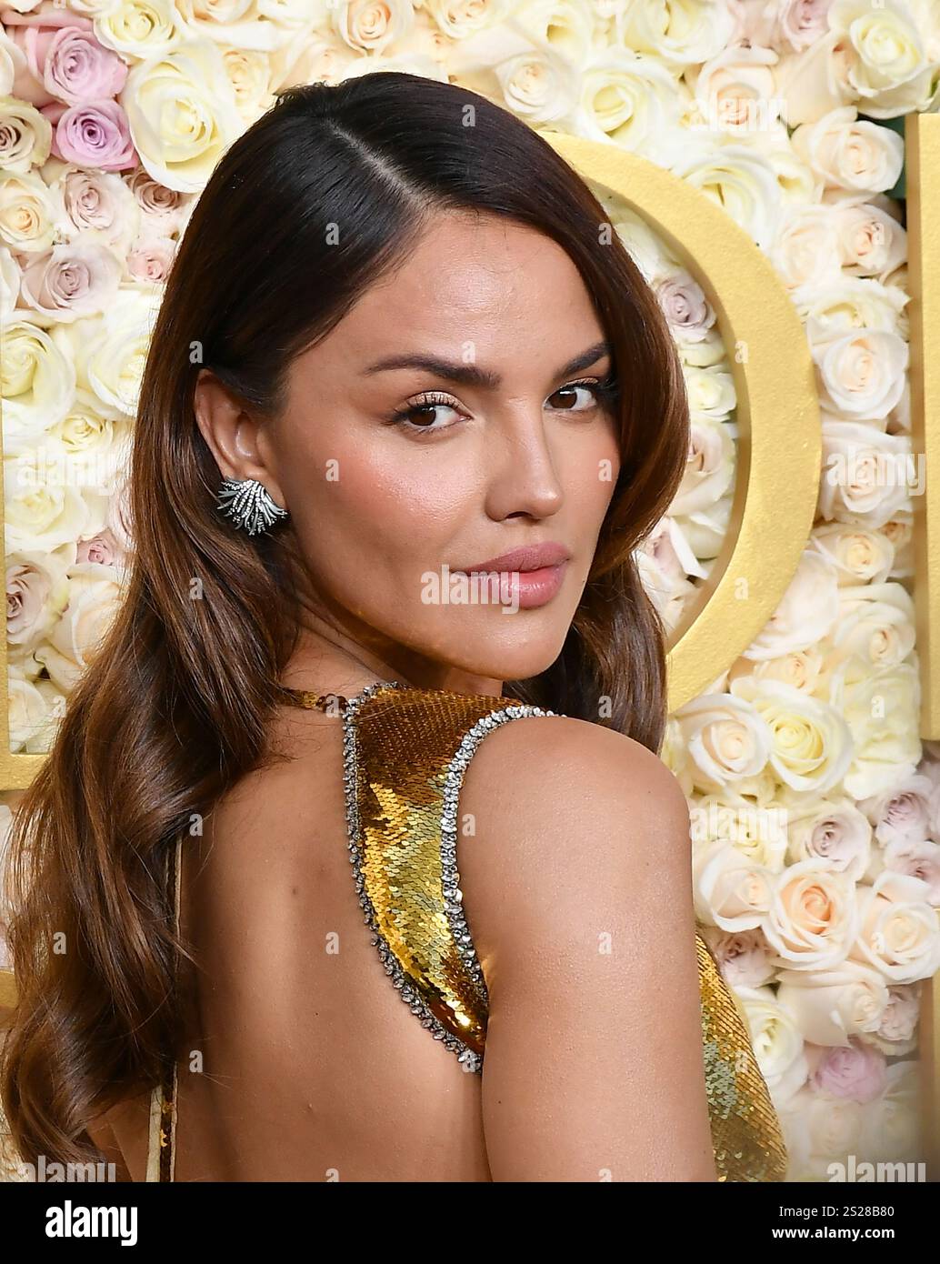 Beverly Hills, USA. 06th Jan, 2025. Eiza González Rivera attends the 82nd Annual Golden Globe ...
