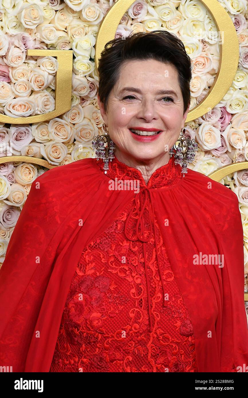 Beverly Hills, USA. 06th Jan, 2025. Isabella Rossellini attends the ...