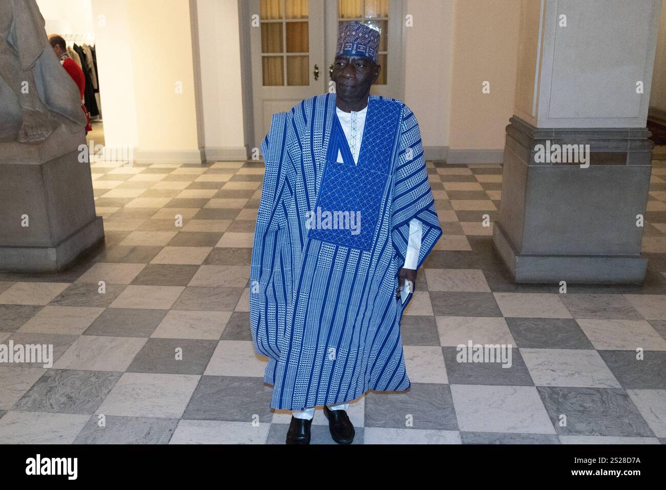 Copenhagen, Copenhagen, Denmark. 6th Jan, 2025. Ambassador of Niger ...