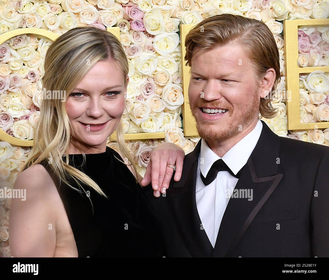 Jesse Plemons, Kirsten Dunst attends the 82nd Annual Golden Globe ...