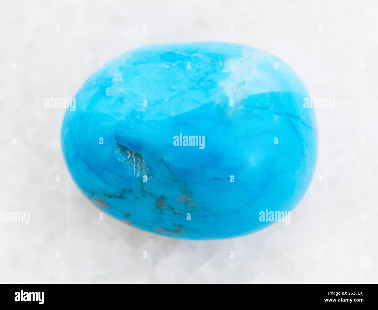 macro shooting of natural mineral rock specimen - polished Turquenite ...