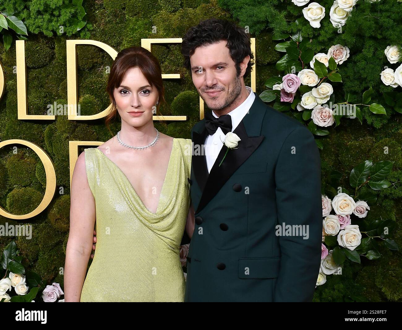 Leighton Meester, Adam Brody attends the 82nd Annual Golden Globe ...
