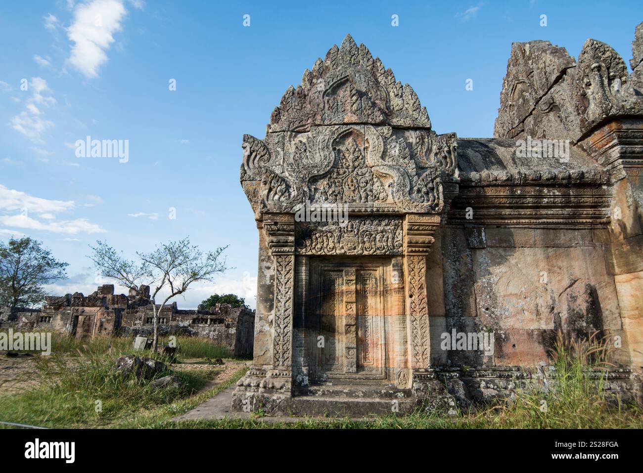 the Khmer Temples of Prsat Preah Vihear north of the town Sra Em in the ...