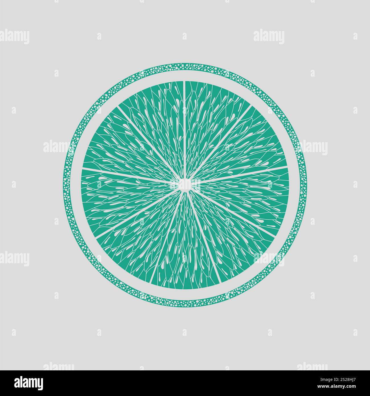 Icon of Orange. Gray background with green. Vector illustration Stock ...