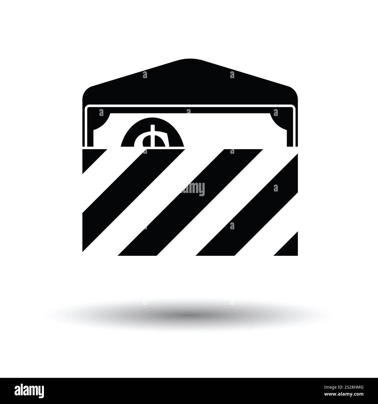Birthday gift envelop icon with money . White background with shadow ...