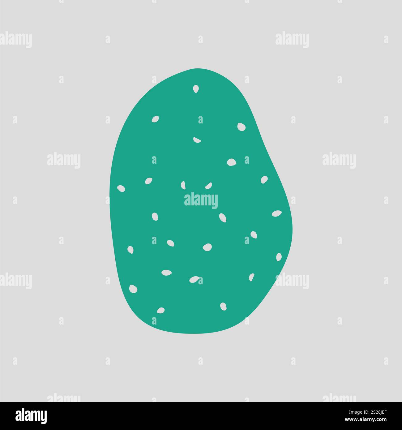 Potato icon. Gray background with green. Vector illustration Stock ...