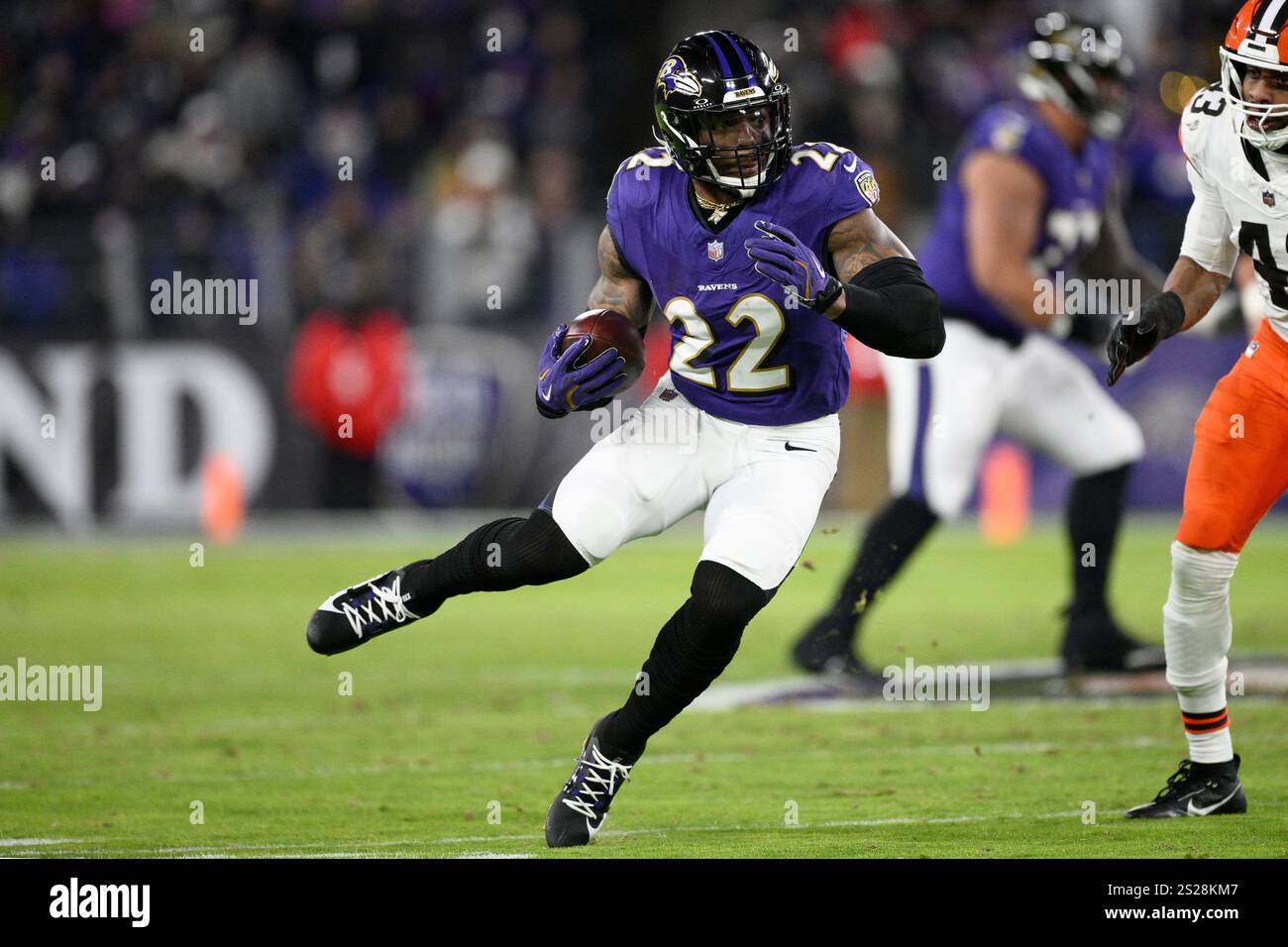 Baltimore Ravens running back Derrick Henry (22) in action during the ...