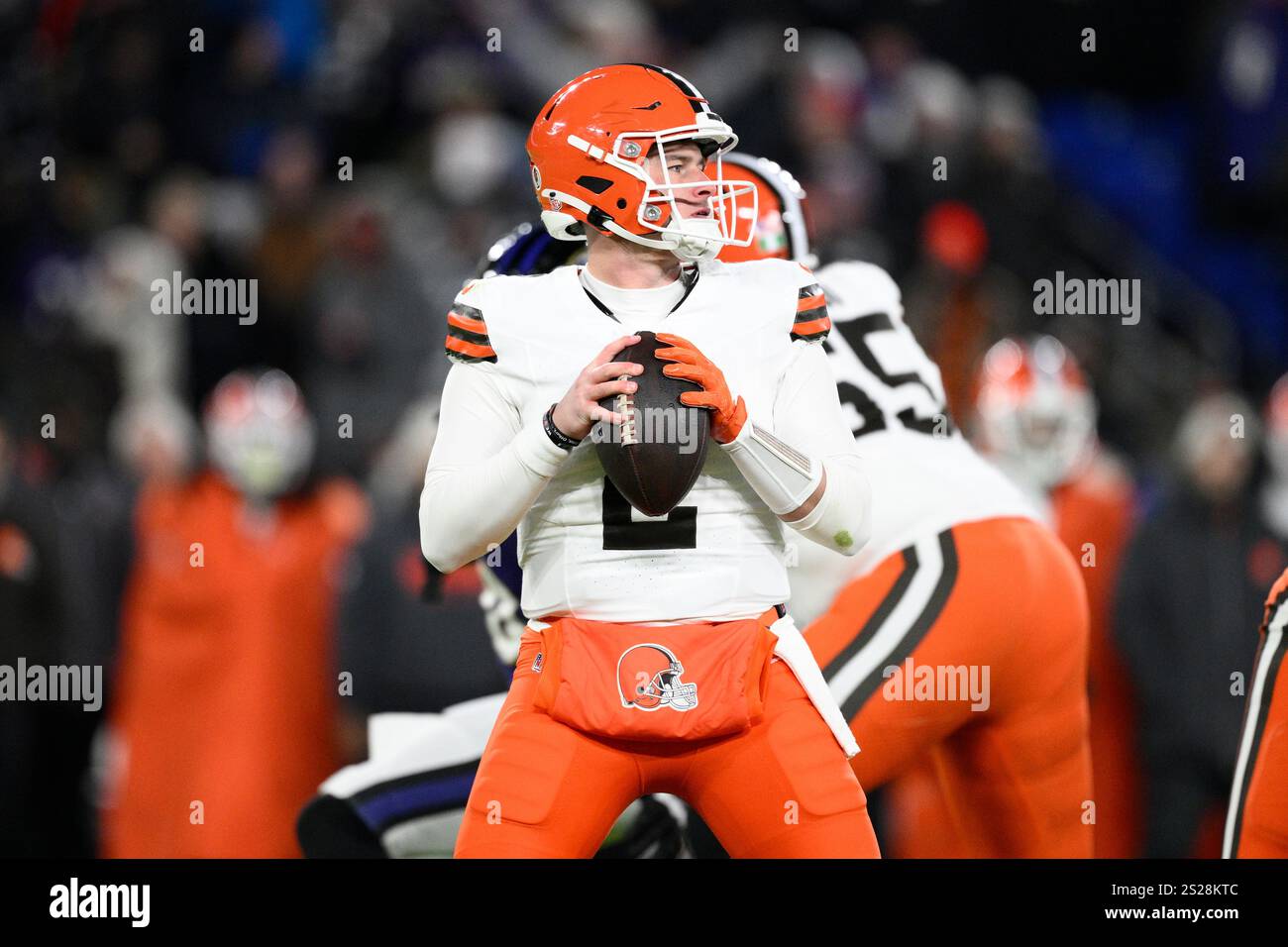 Cleveland Browns quarterback Bailey Zappe (2) in action during the ...