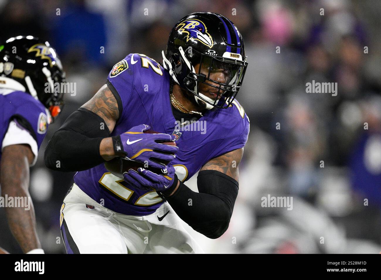 Baltimore Ravens running back Derrick Henry (22) in action during the ...