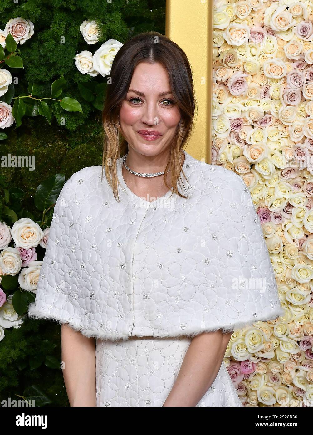 Kaley Cuoco attends the 82nd Annual Golden Globe Awards at The Beverly ...