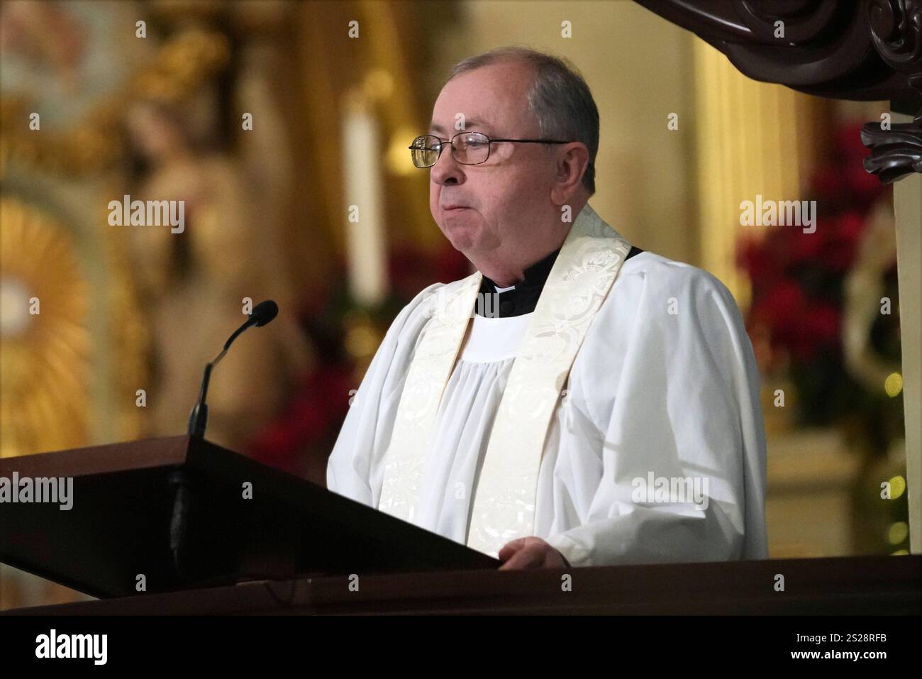 Rev. Stephen Craft speaks during an interfaith prayer service for the ...
