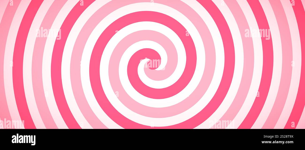 Candy color spiral background. Pink rotating swirl pattern wallpaper ...