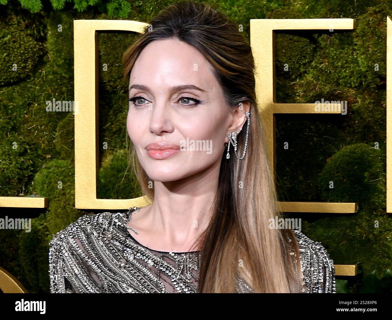 Beverly Hills, USA. 06th Jan, 2025. Angelina Jolie attends the 82nd Annual Golden Globe Awards ...