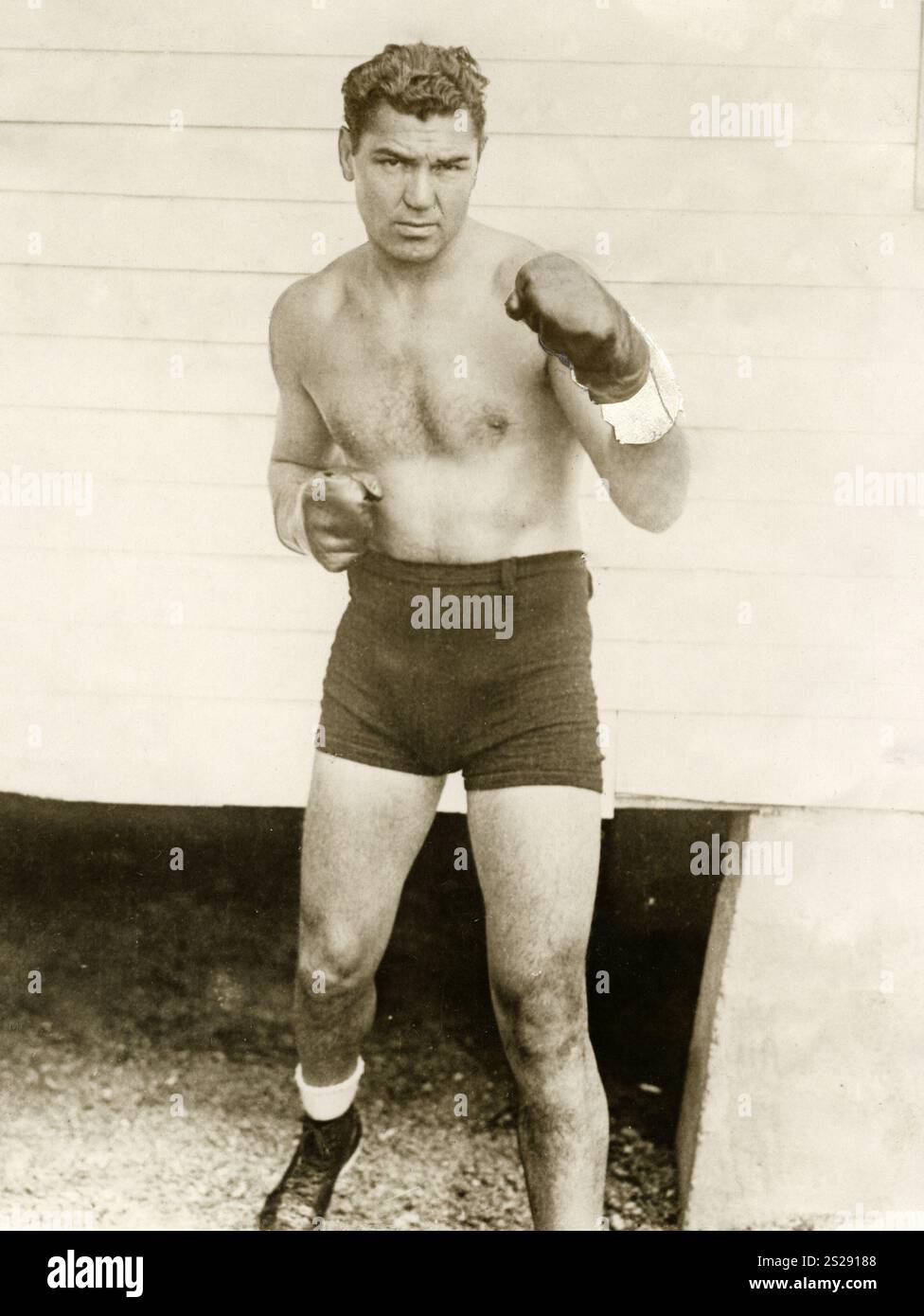 Boxer Jack Dempsey (1895-1983), American heavyweight boxer, world champion. Also known as ...