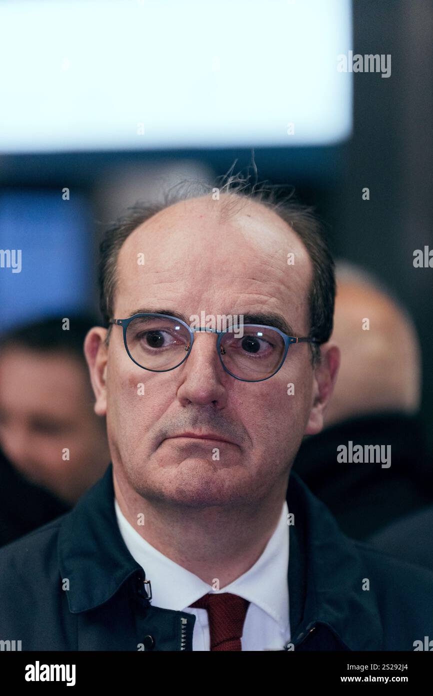 Close up portrait of President of RATP and former French prime minister ...