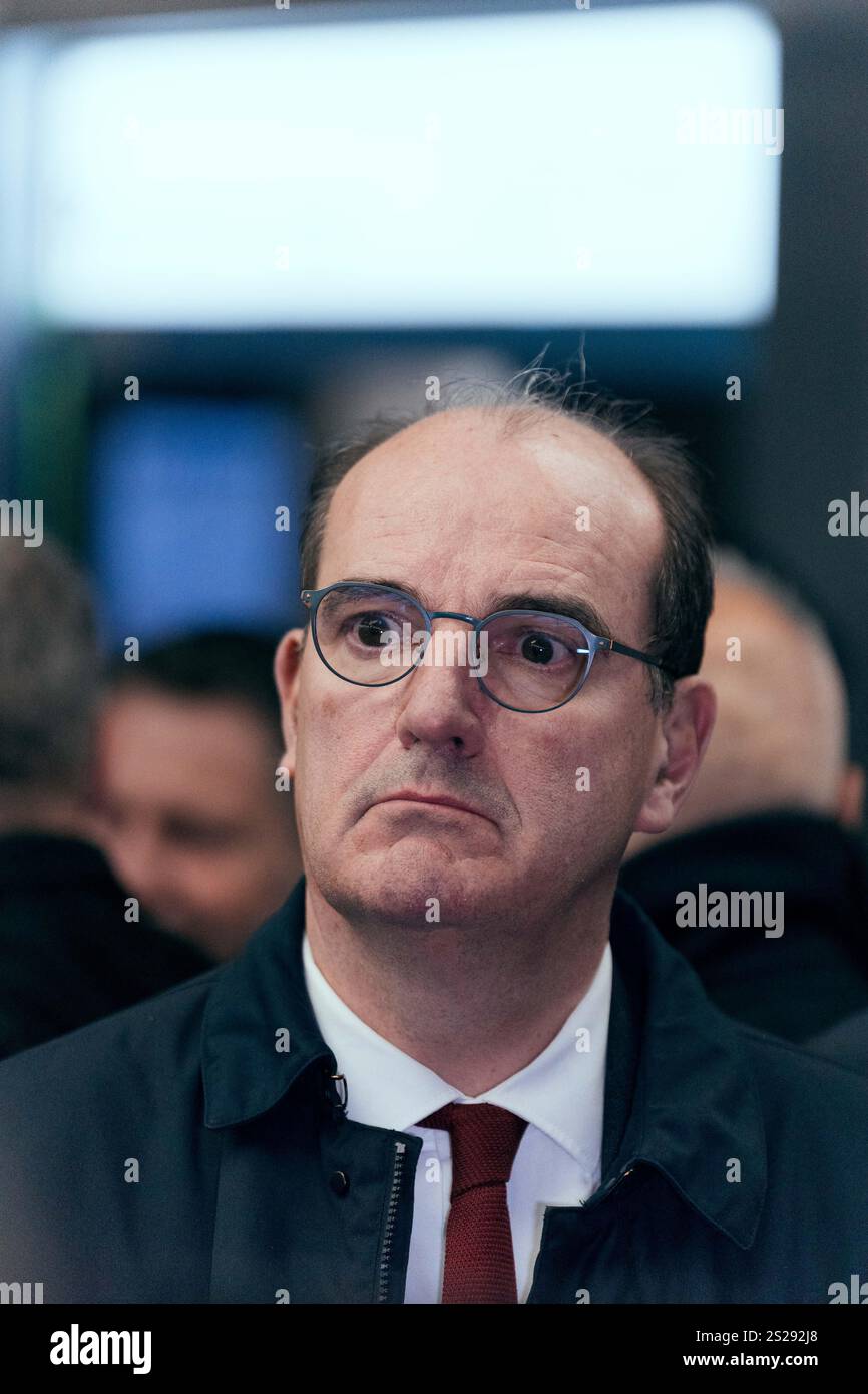 Close up portrait of President of RATP and former French prime minister ...