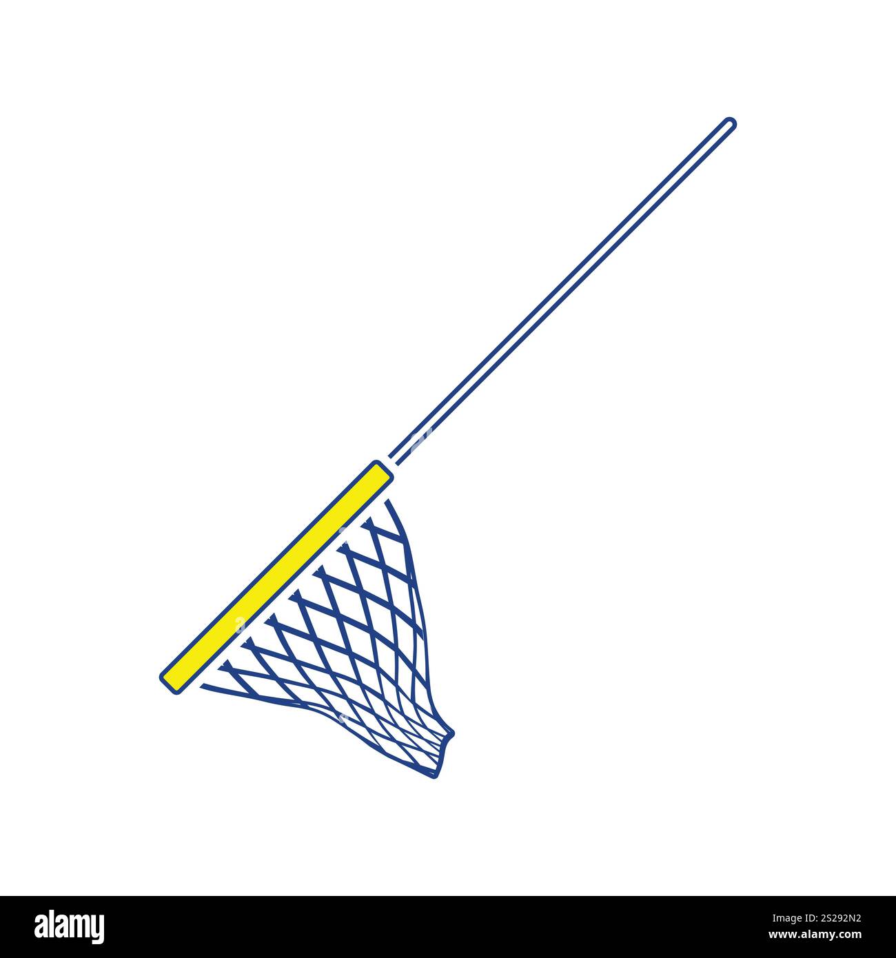 Icon of Fishing net . Thin line design. Vector illustration Stock Photo ...