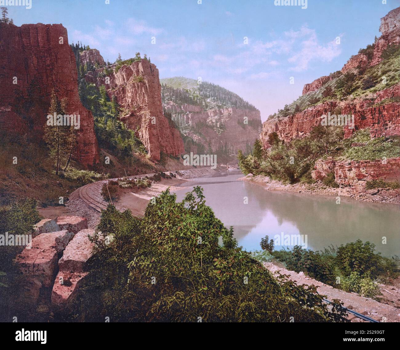 Echo Cliffs, Colorado River Canyon, Grand Canyon, Arizona 1900 Stock Photo - Alamy