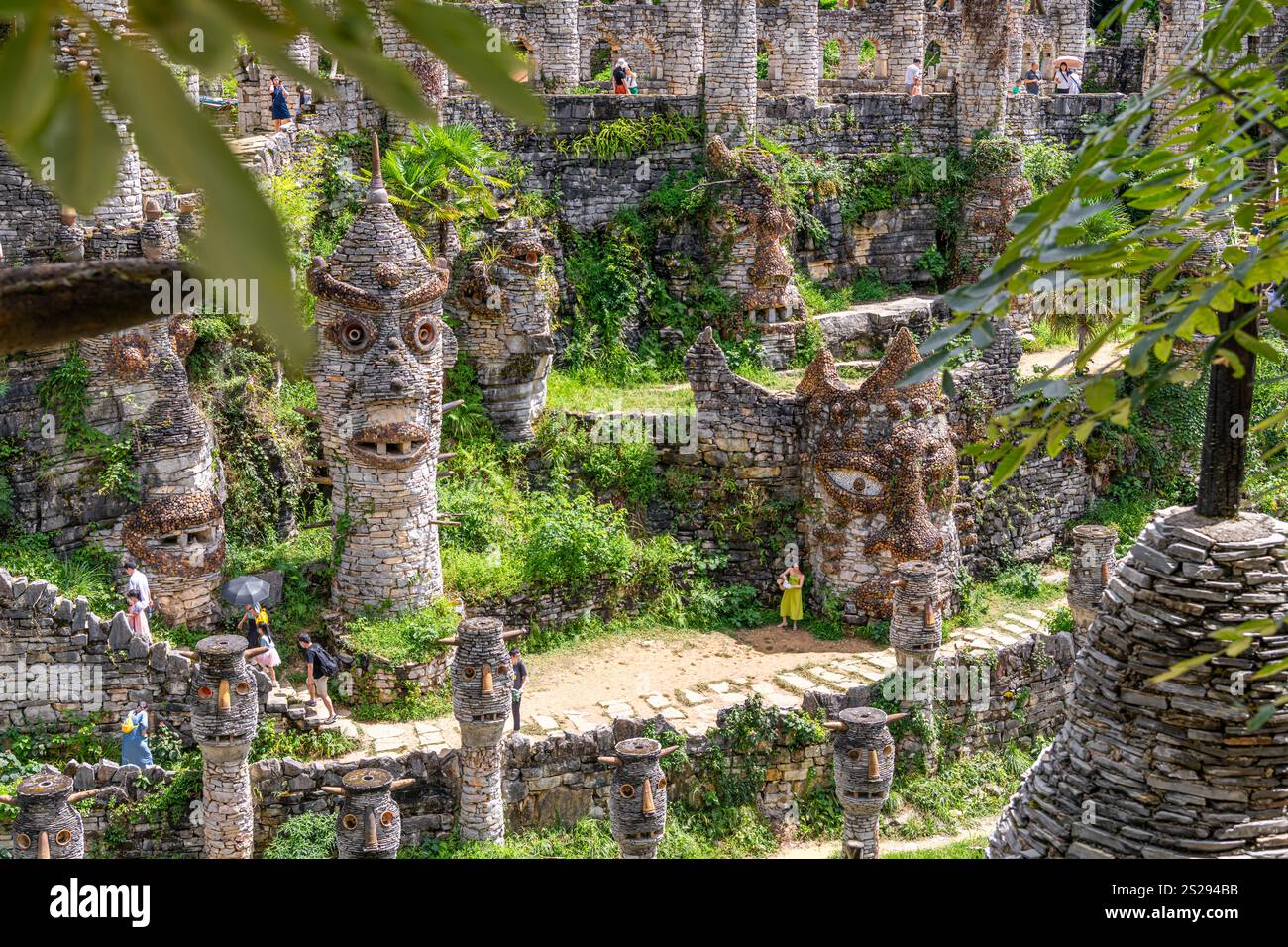 GUIZHOU, GUIYANG, CHINA, 16 AUGUST, 2022: The Yelang Valley, an ancient valley transformed into ...