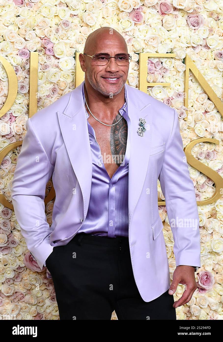 Beverly Hills, USA. 06th Jan, 2025. Dwayne Johnson attends the 82nd ...