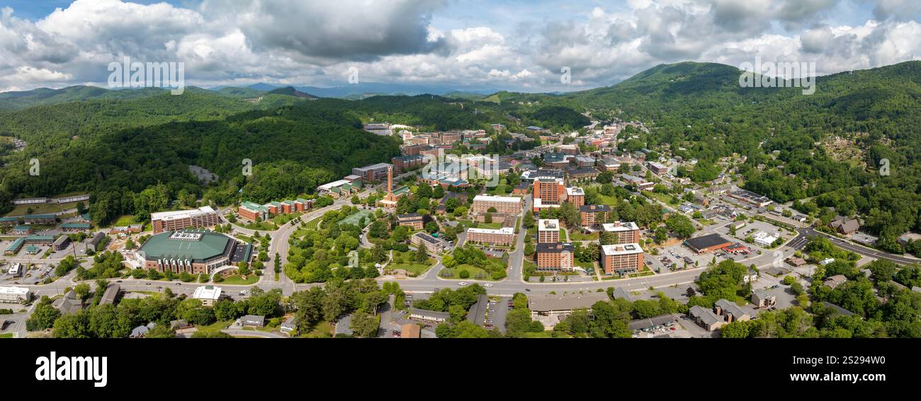 Boone, North Carolina. Historical American city architecture in ...