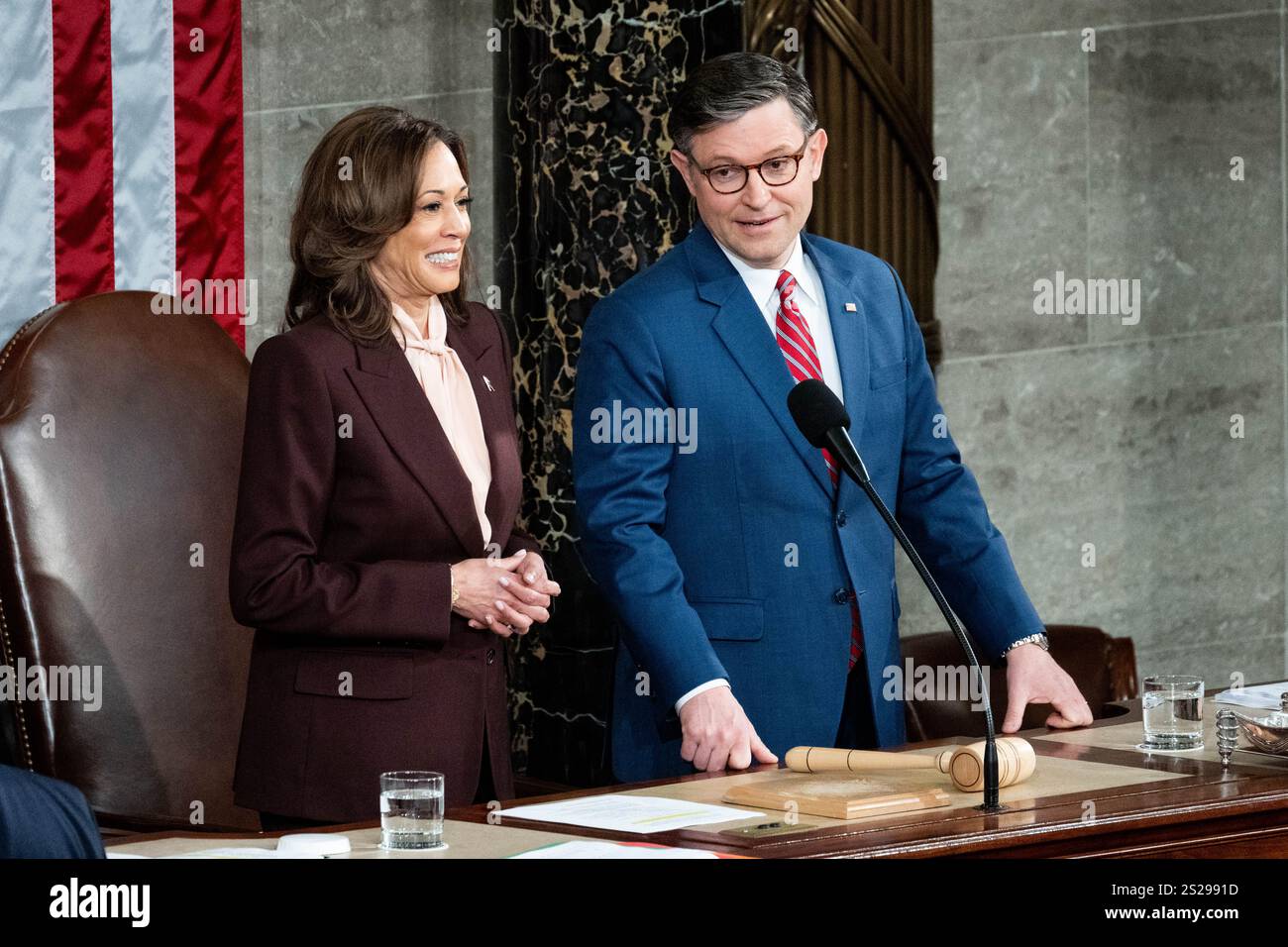 Washington, United States. 06th Jan, 2025. Vice President Kamala Harris ...