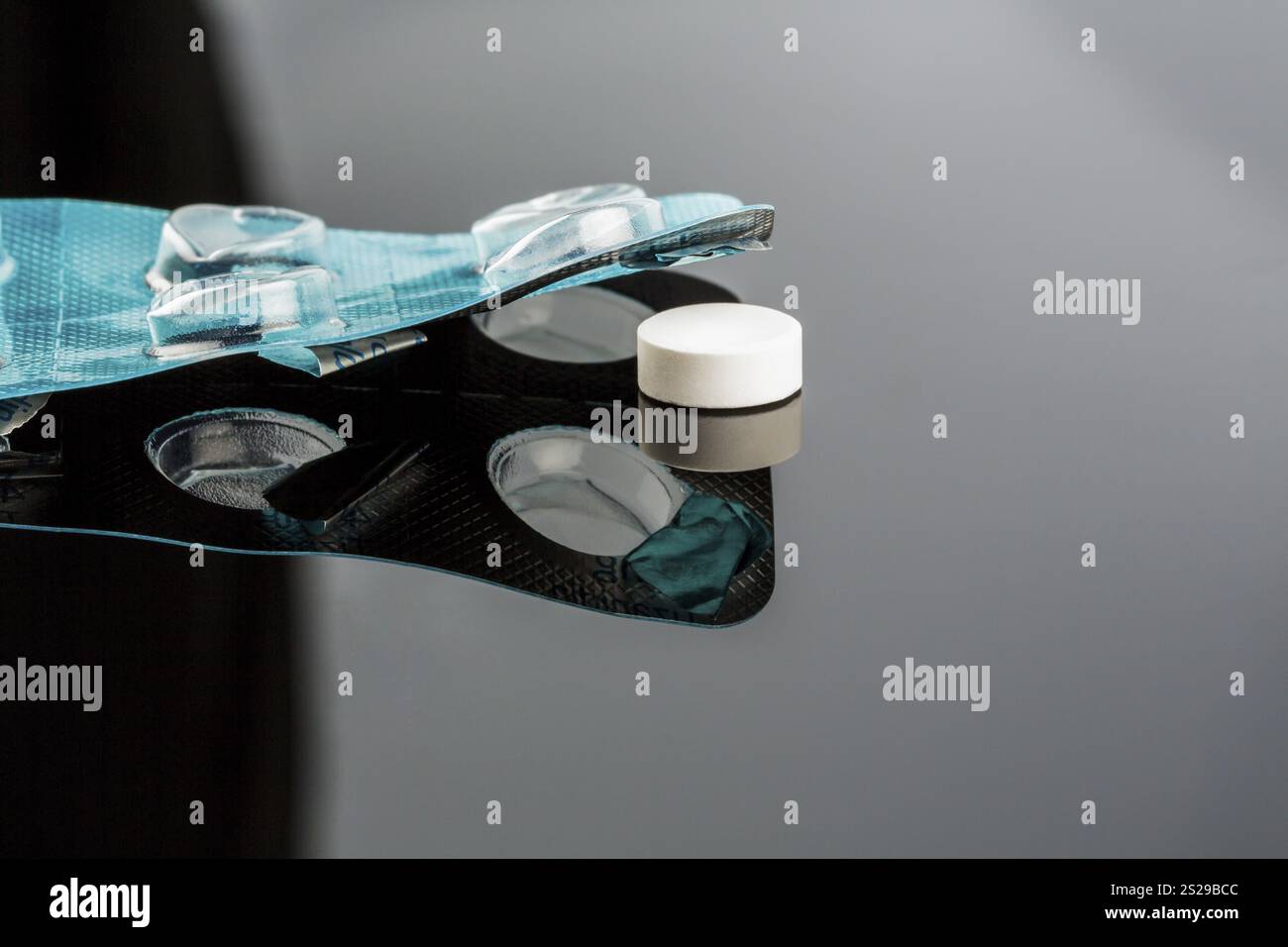 Tablets in blister pack, symbolic photo for health, medicine and tablet ...