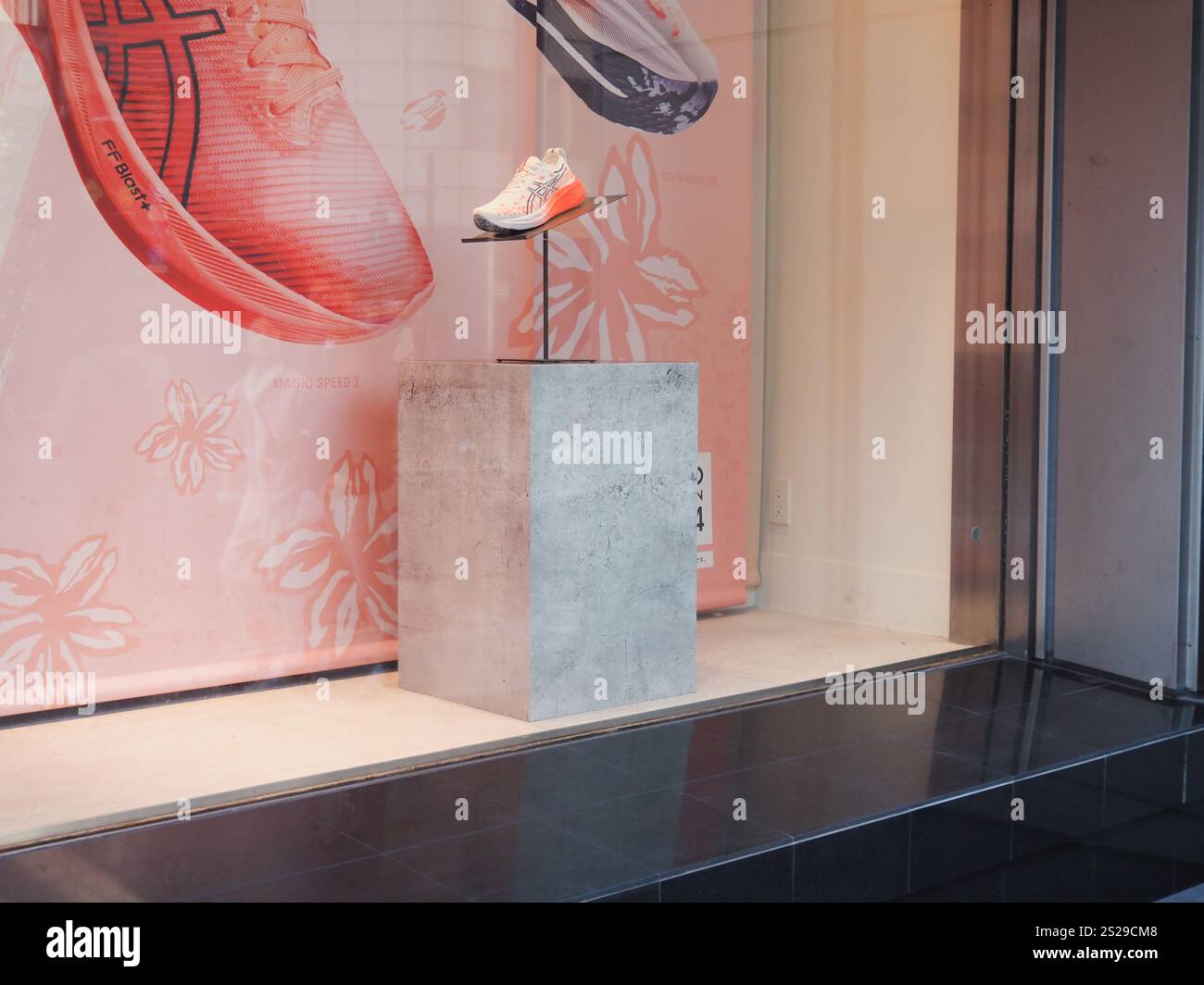 TOKYO, JAPAN - February 6, 2024: Special Tokyo Marathon 2024 Asics ...