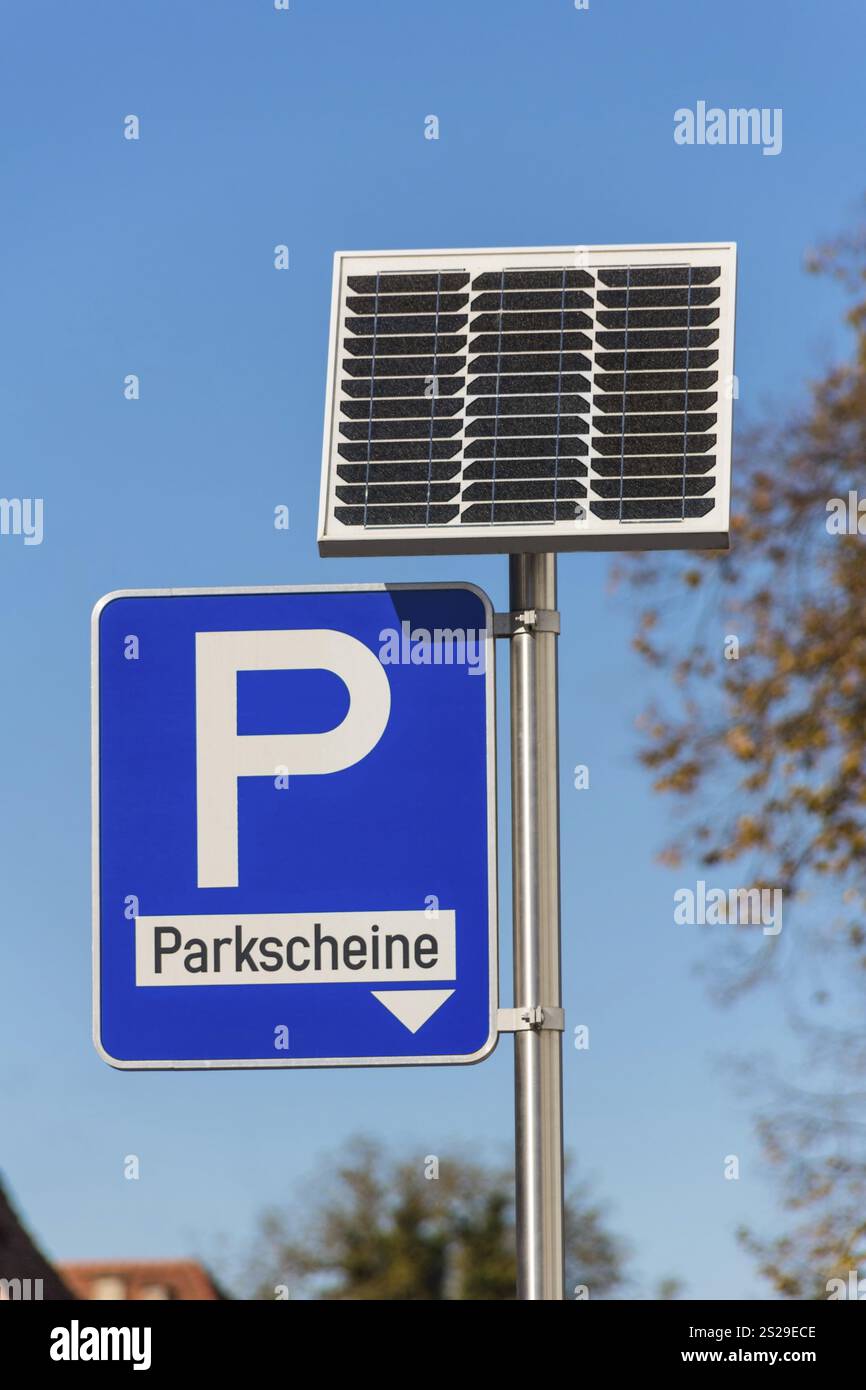 The power requirements of a parking ticket machine are covered by solar ...