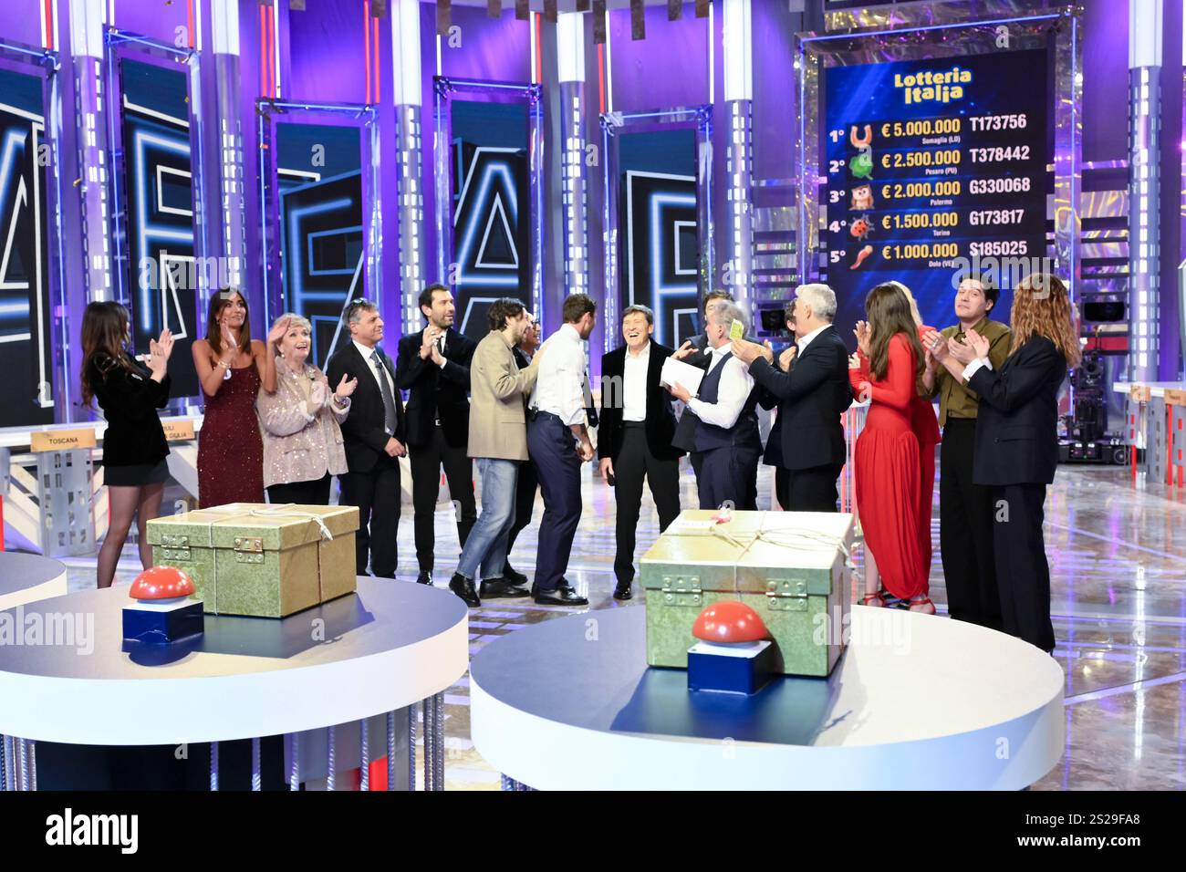 Rome, Italy. 06th Jan, 2025. Rome: Teatro delle Vittorie. Broadcast ...