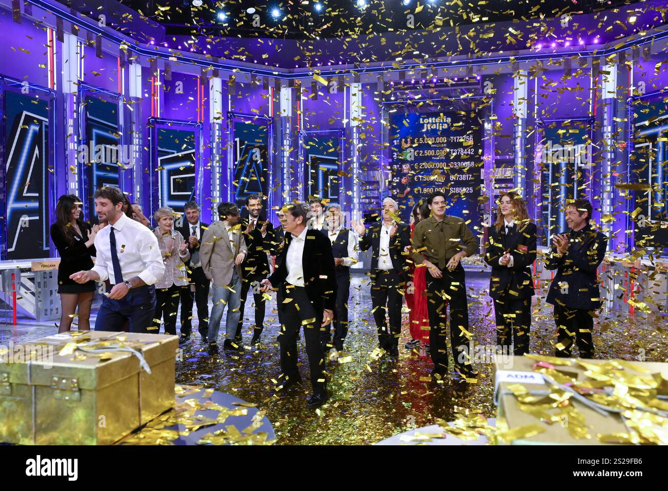 Rome, Italy. 06th Jan, 2025. Rome: Teatro delle Vittorie. Broadcast ...