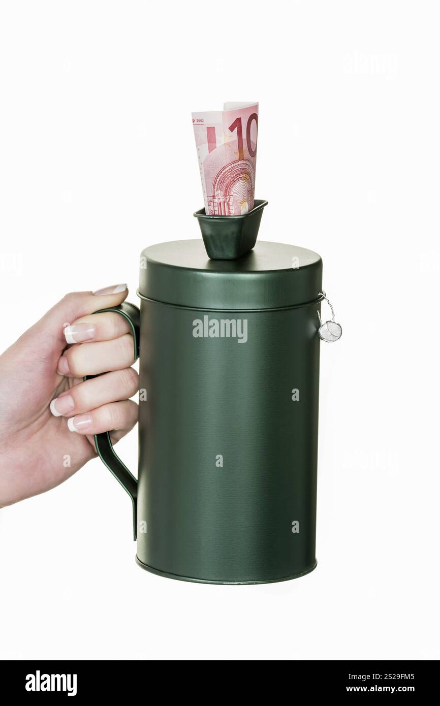 Money cans Cut Out Stock Images & Pictures - Alamy