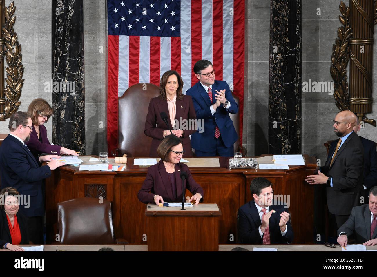 Washington, USA.6th January 2025. US Vice President Kamala Harris ...