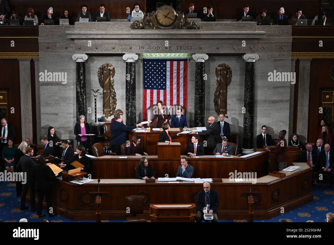 Washington, USA.6th January 2025. US Vice President Kamala Harris ...