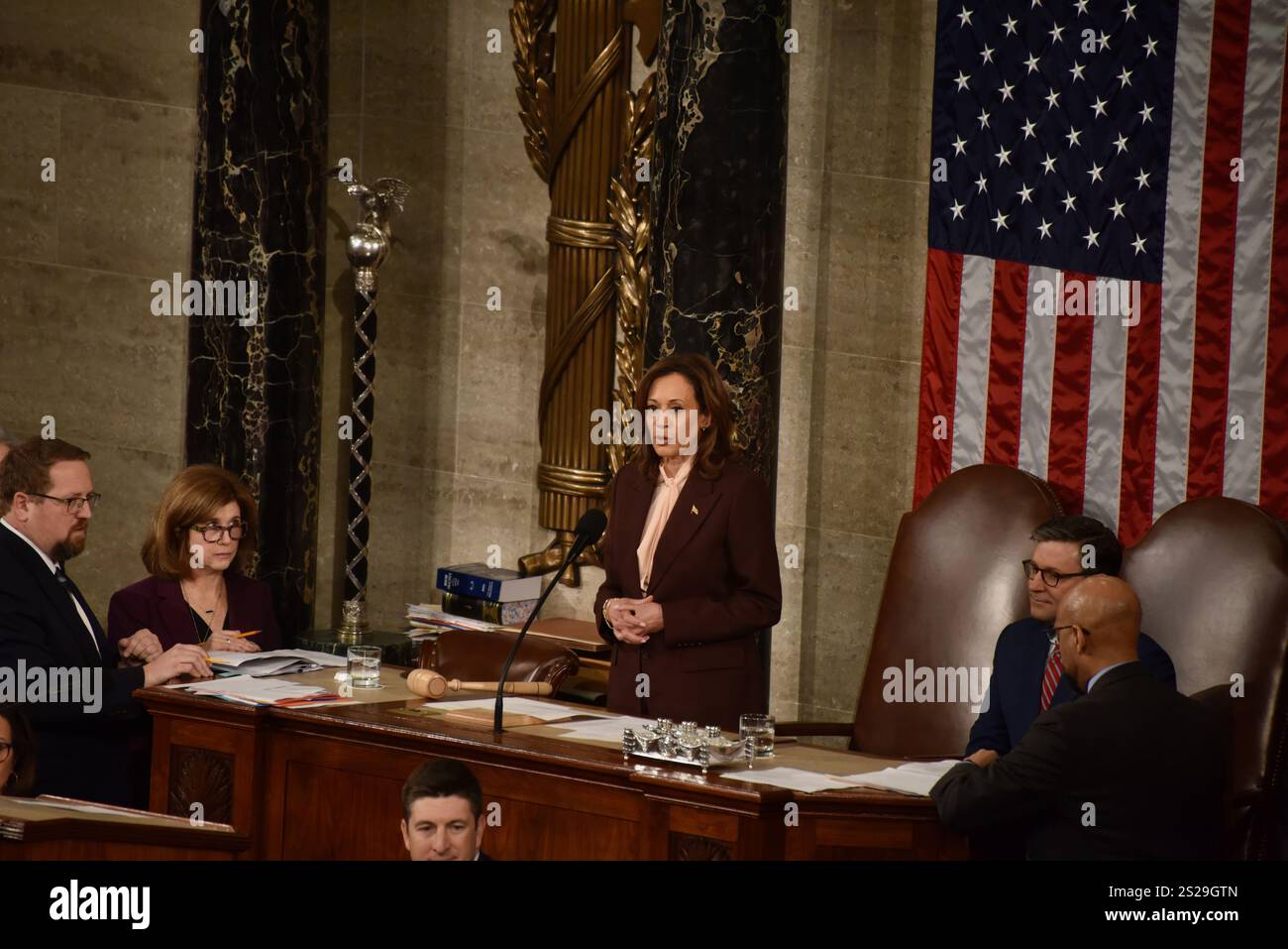 Washington, USA.6th January 2025. US Vice President Kamala Harris ...