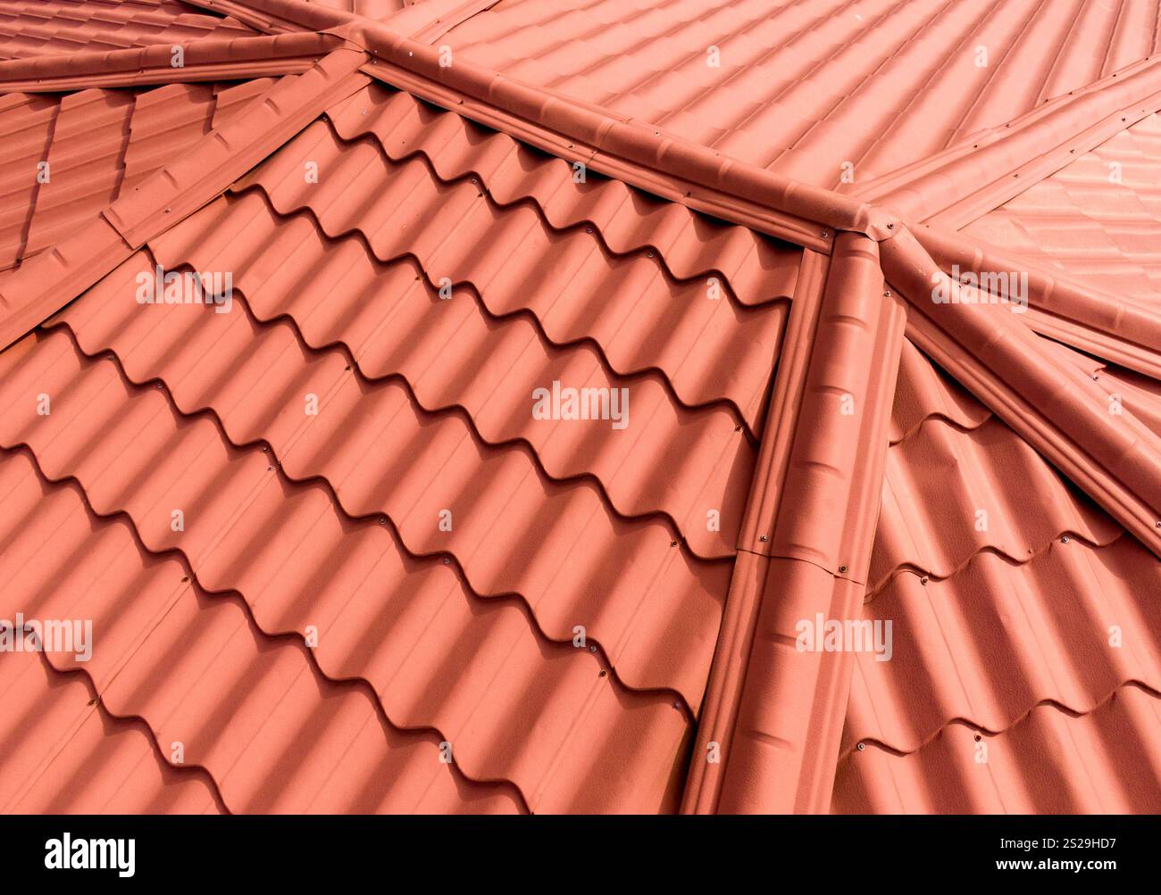 Day Time Drone Images of a Commercial Building With A Metal Roof ...
