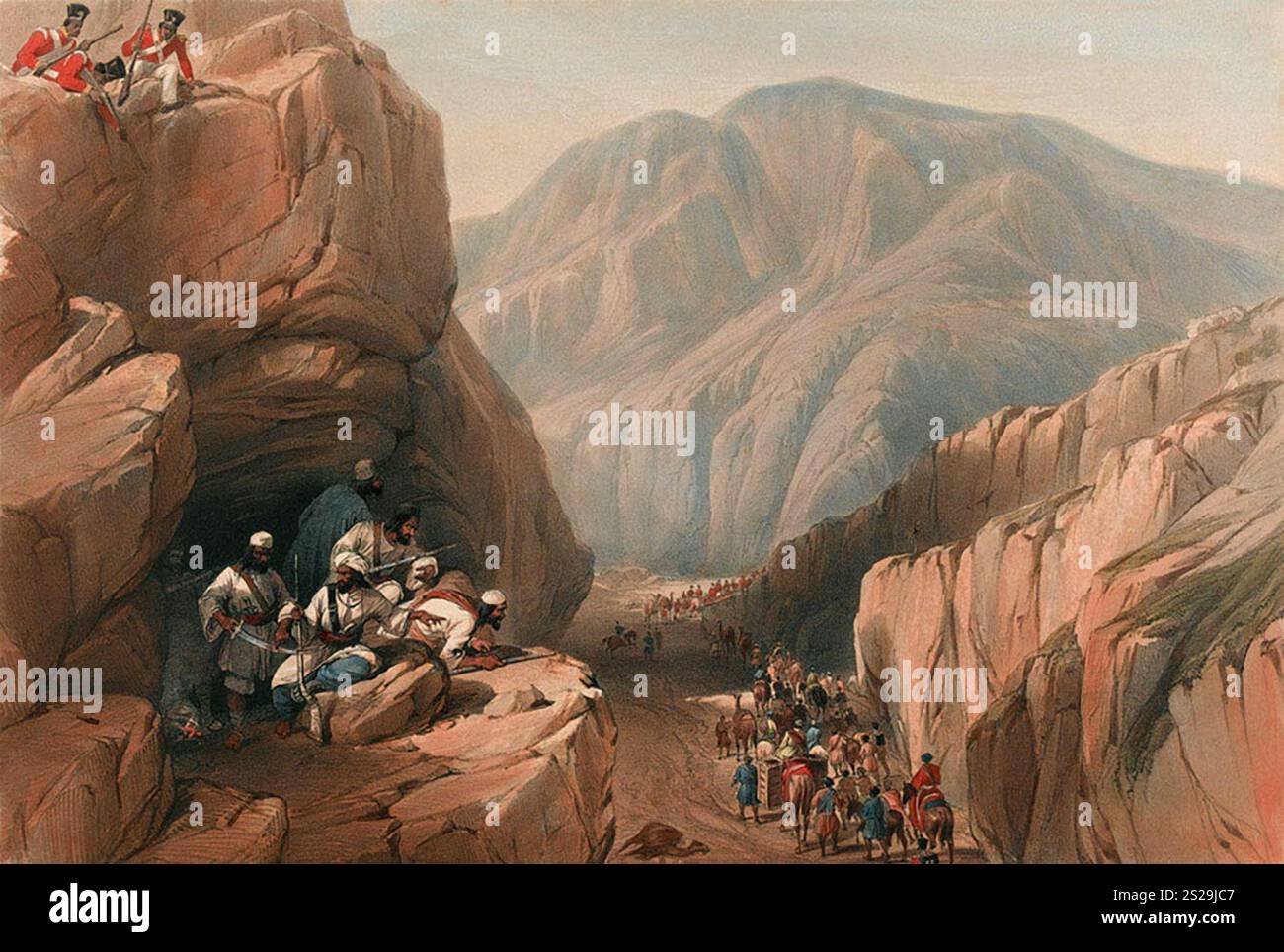 Sir-I-Khajur in the Bolan Pass, 1839 The Army of the Indus entered ...