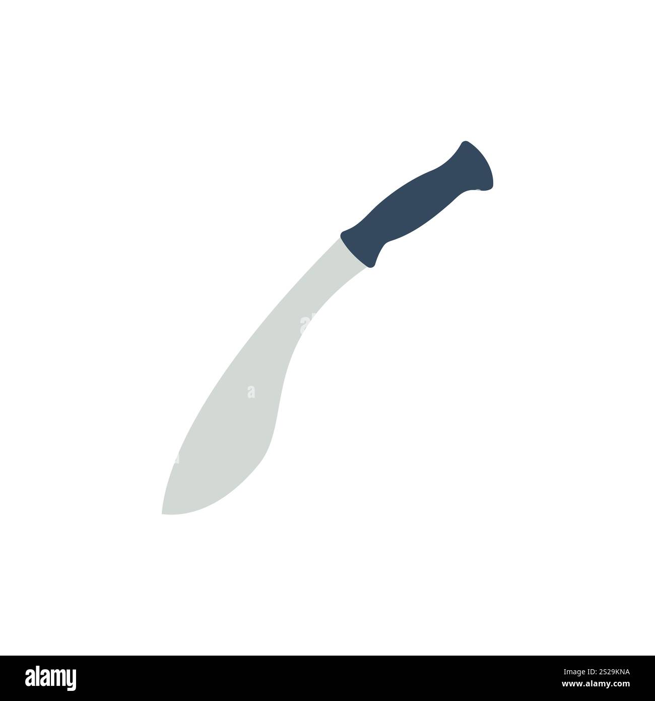 Machete icon. Flat color design. Vector illustration Stock Photo - Alamy