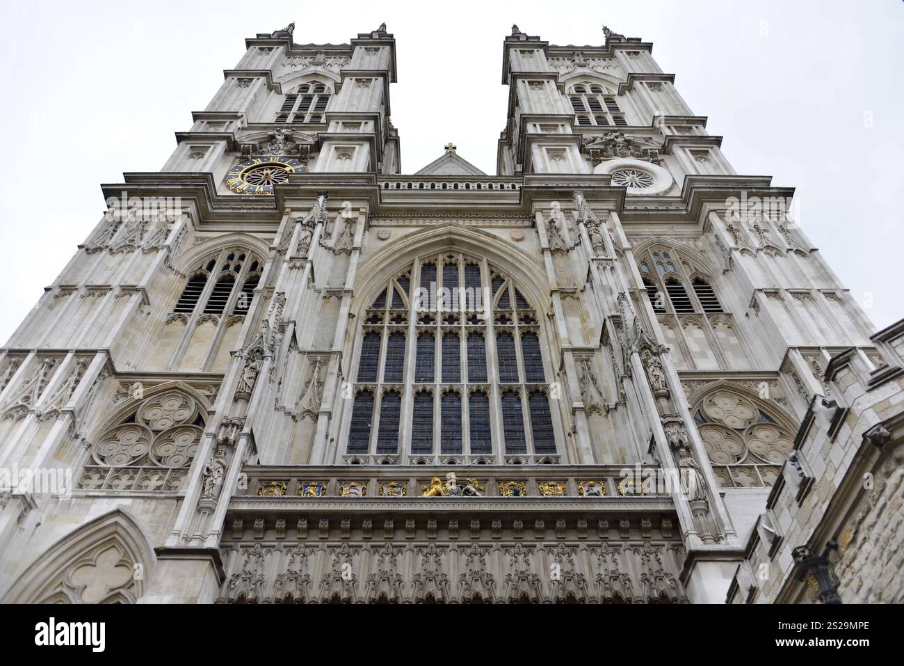 Detail, partial view, Westminster Abbey, London, London, Impressive ...