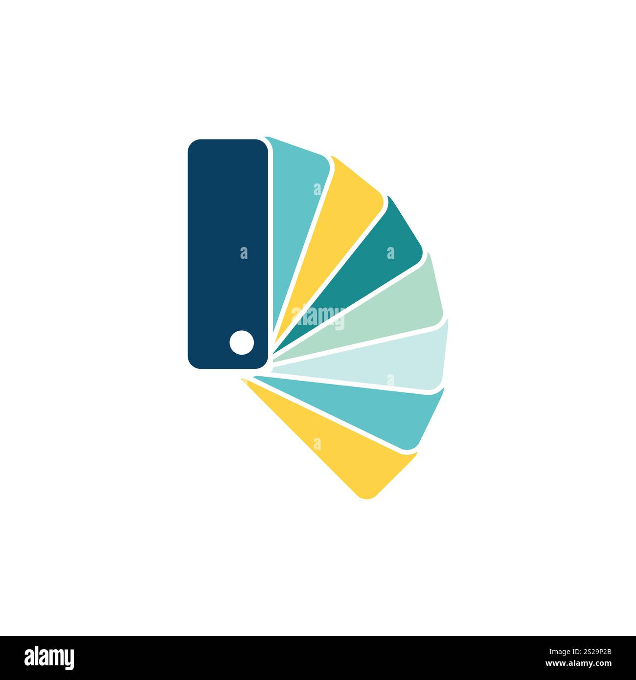 Color samples icon. Flat color design. Vector illustration Stock Photo - Alamy