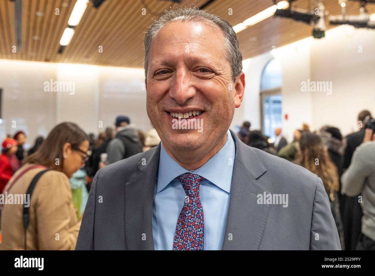 New York, New York, USA. 6th Jan, 2025. City comptroller Brad Lander ...