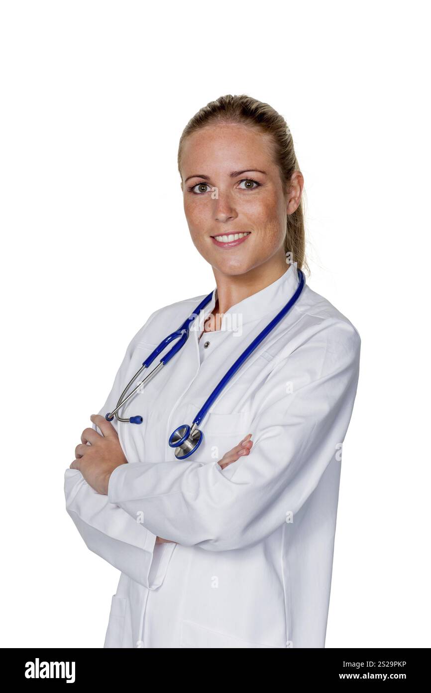 A friendly operating theatre doctor after a successful operation in ...