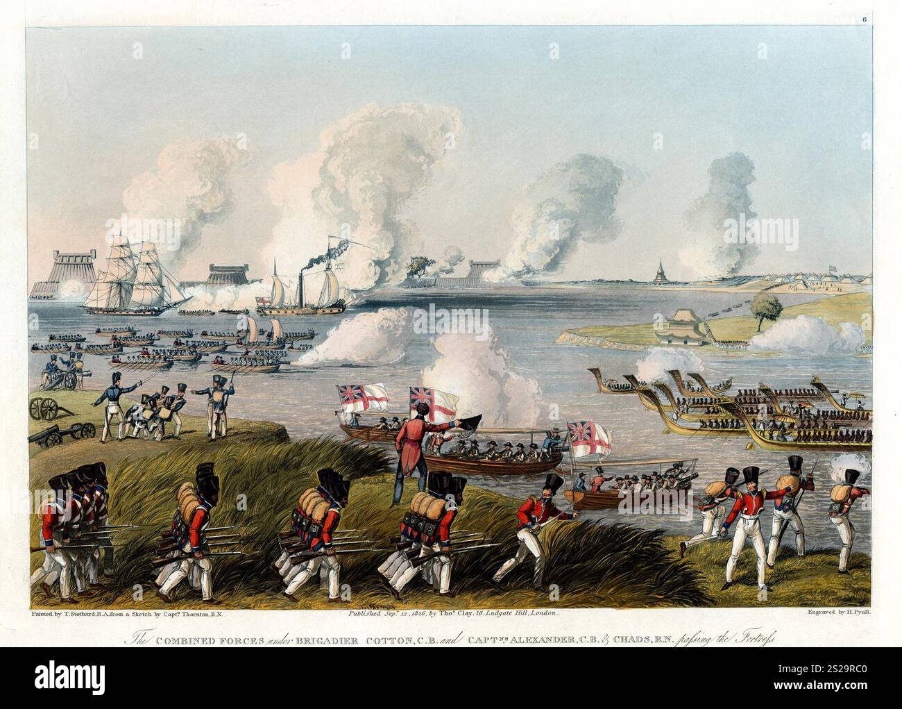 The Combined Forces under Brig. Cotton, C.B. and Captains Alexander, C ...