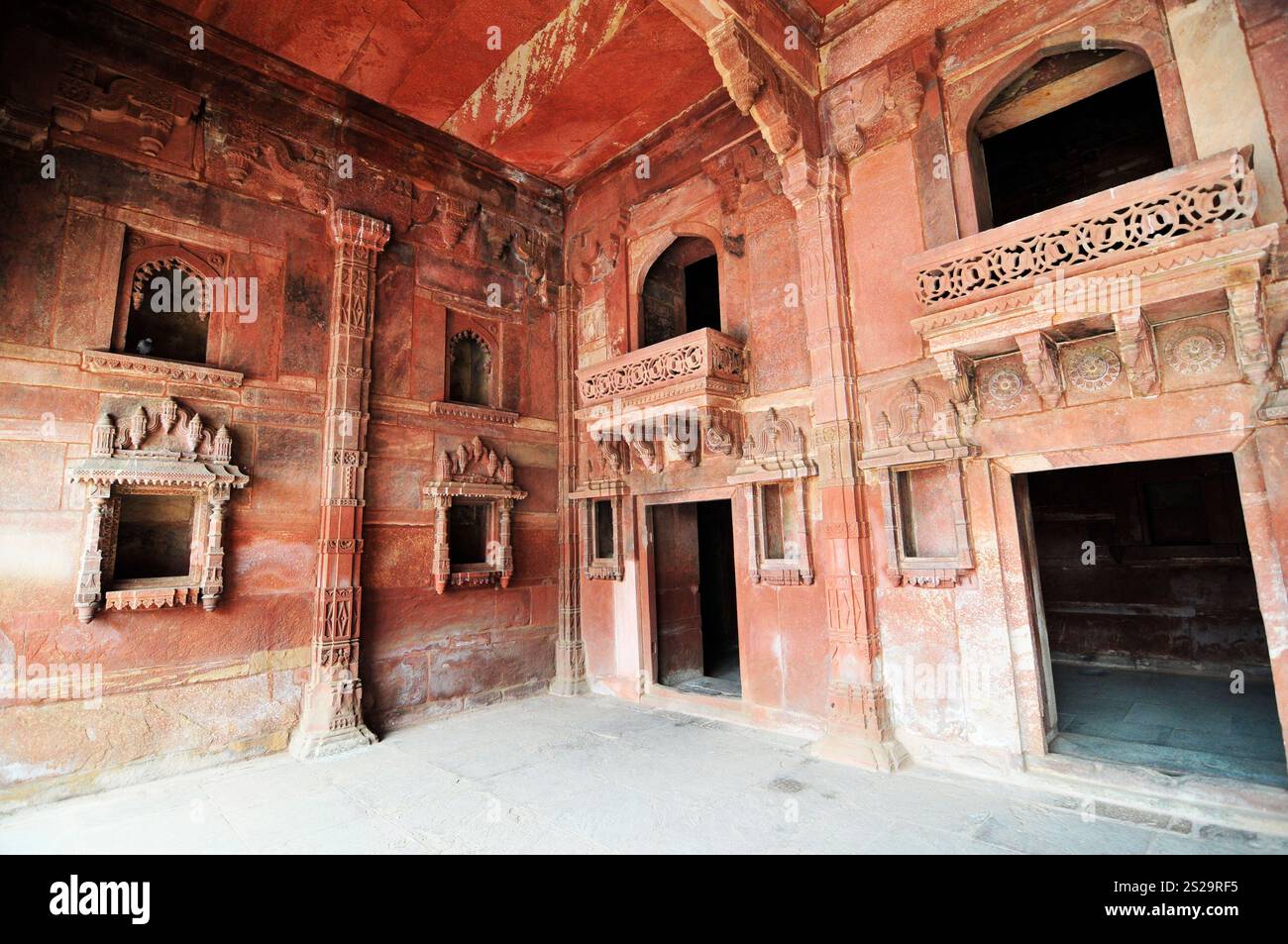 Jodha Bai's palace in Fatehpur Sikri, Uttar Pradesh, India Stock Photo ...