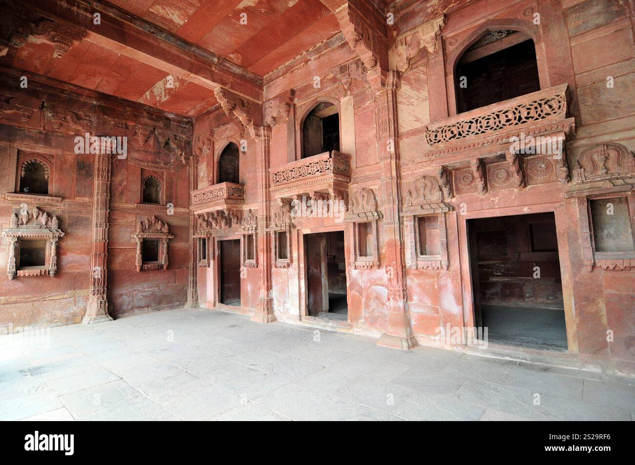 Jodha Bai's palace in Fatehpur Sikri, Uttar Pradesh, India Stock Photo ...