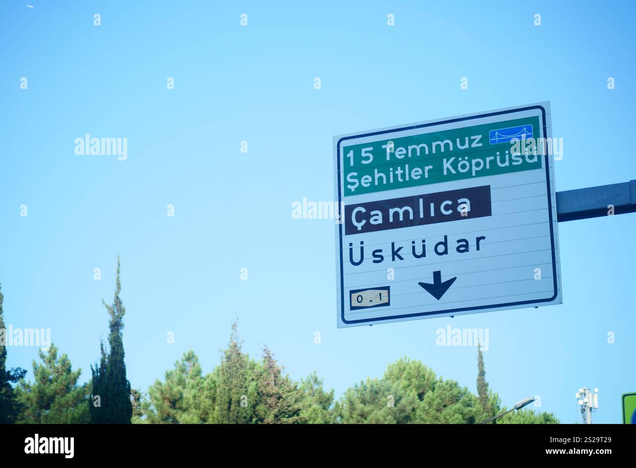 turkey istanbul 23 june 2024.. This is a traffic sign indicating ...