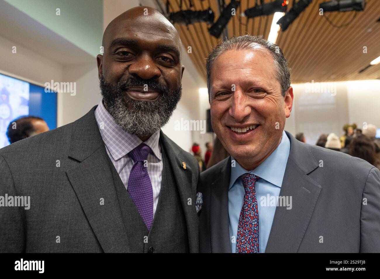 New York, USA. 06th Jan, 2025. Reverend Michael Blake and City ...