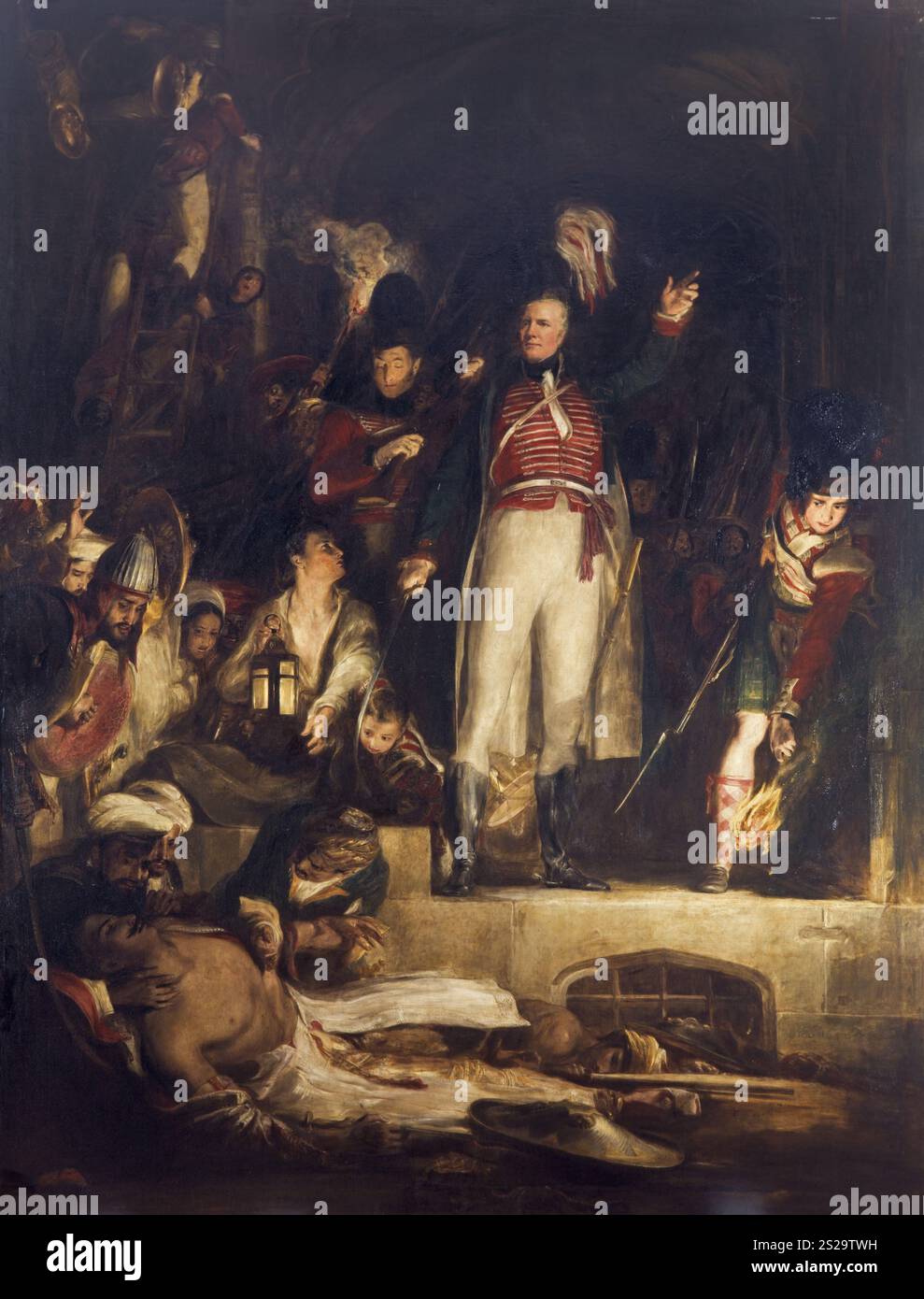 Sir David Baird Discovering the Body of Sultan Tipoo Sahib by David ...