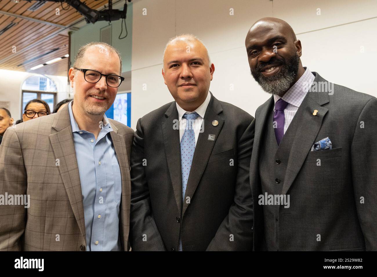 New York, USA. 06th Jan, 2025. Manhattan Borough President Mark Levine ...